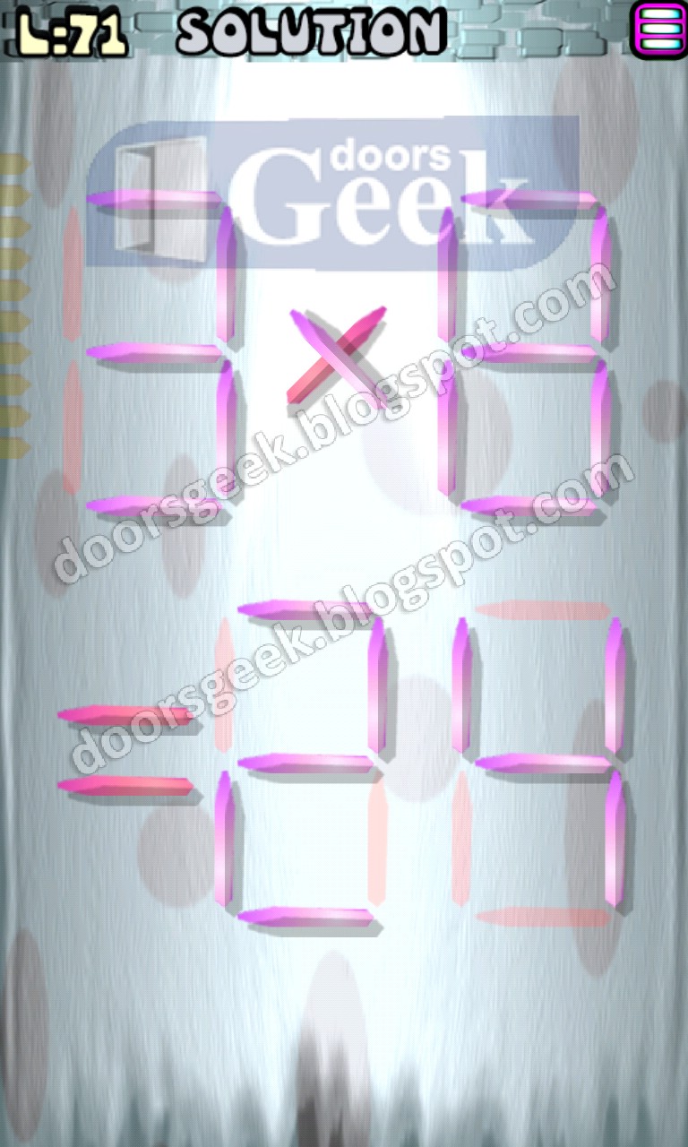 Matches Puzzle [Episode 7] Level 71 Solution ~ Doors Geek